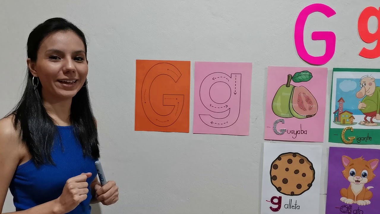 ACTIVIDADES LETRA G - YouTube