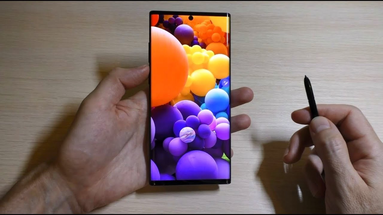 How the stylus works in Samsung Galaxy Note 10 plus - YouTube