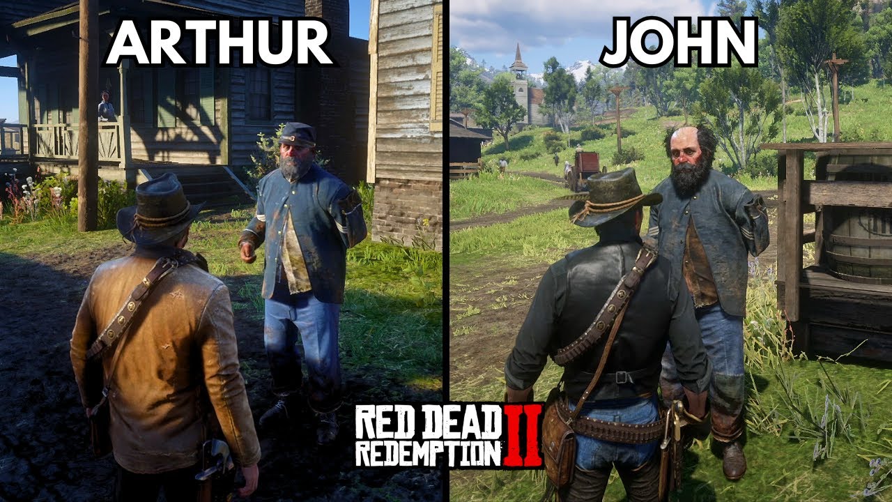 The Veteran in Valentine Remembers Arthur Morgan in the Epilogue | RDR2 ...