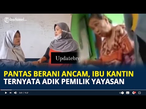 Pantas Berani Ancam, Ibu Kantin Buang Dagangan Siswa Ternyata Adik Pemilik Yayasan