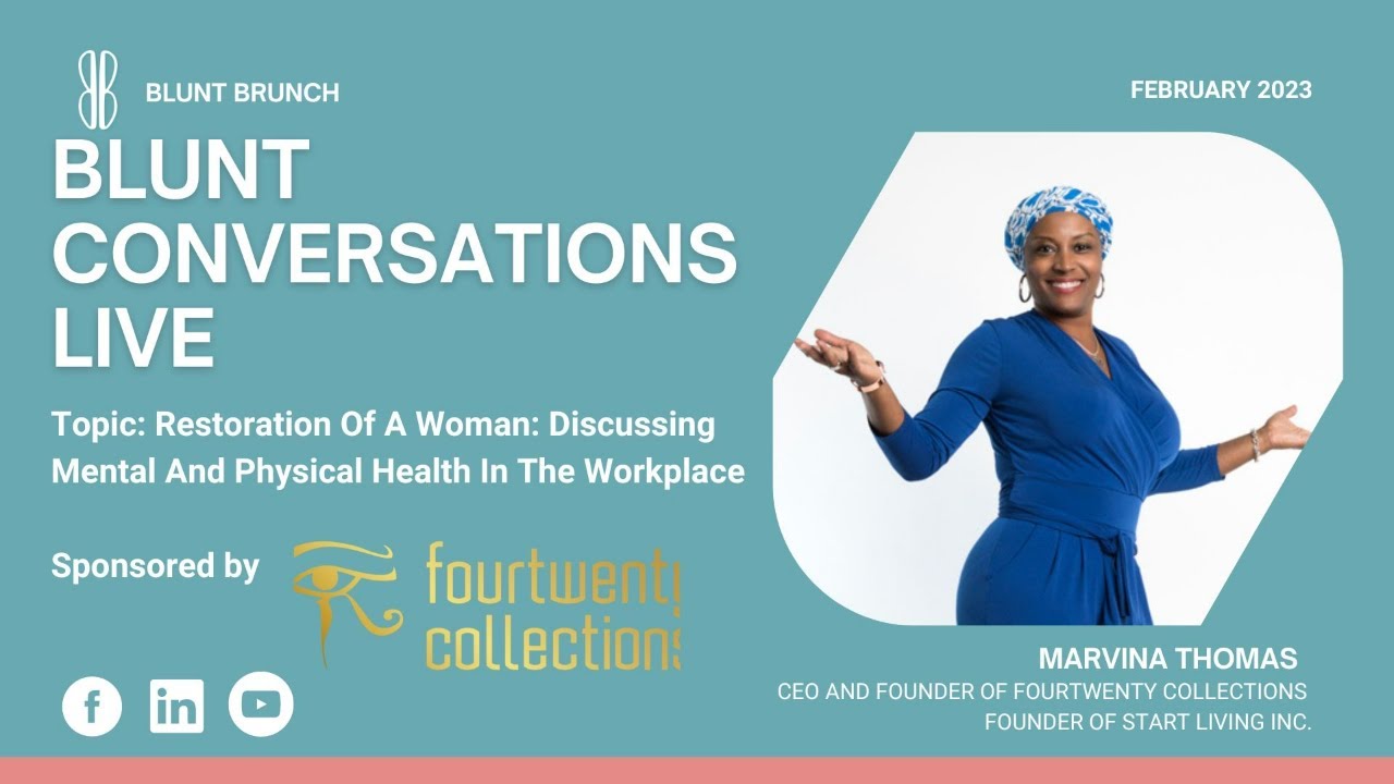 Blunt Conversations Live | Marvina Thomas RN & CEO - YouTube