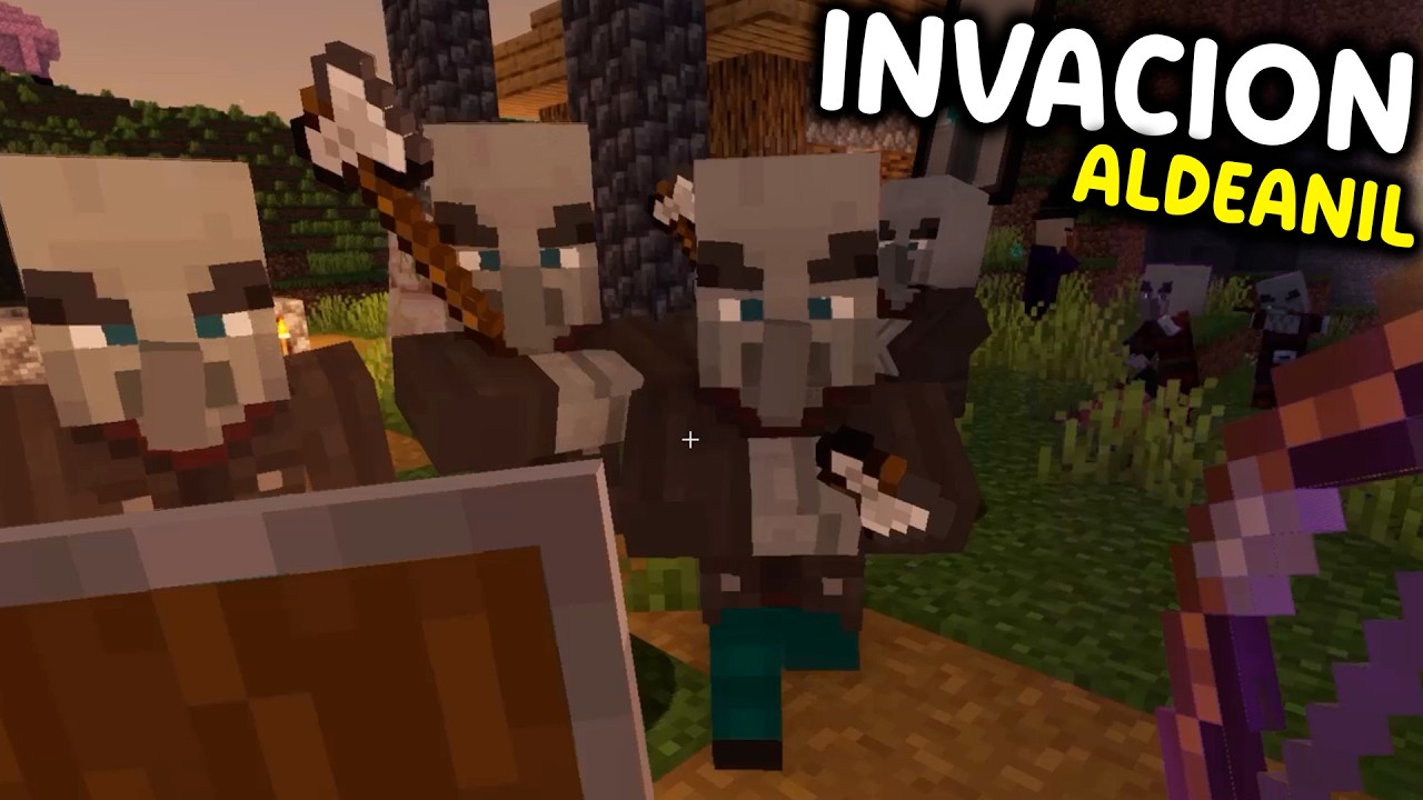 ACTIVO UNA RAID EN MI ALDEA (Juanito muere) - Minecraft Survival 1.21 ...