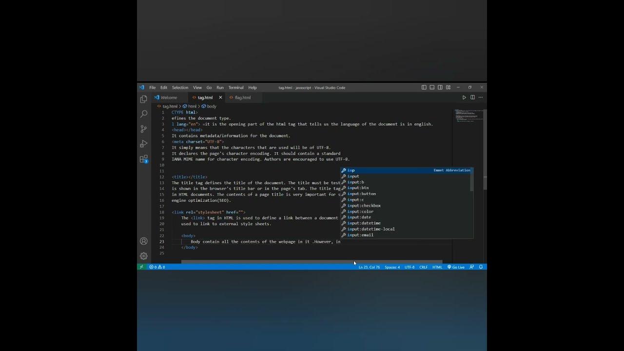 What Is Body Tag In Html Htmltutorial Coding Html Code Htmltags Youtubeshorts Viral Youtube