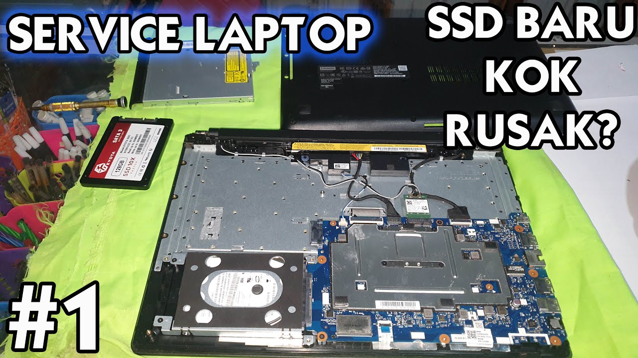 SERVICE LAPTOP LENOVO - SSD TIDAK TERBACA PADAHAL SSD BARU?? - YouTube
