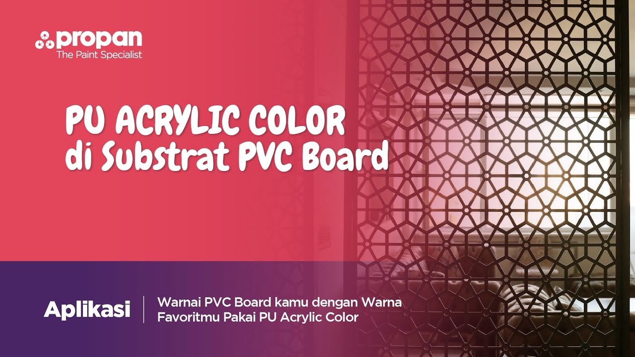 Warnai PVC Board Dengan Warna Favoritmu Pakai PU Acrylic Color - YouTube