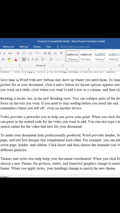 how to get a paragraph automatically for practice in microsoft word। Generate Random Text in MS ...