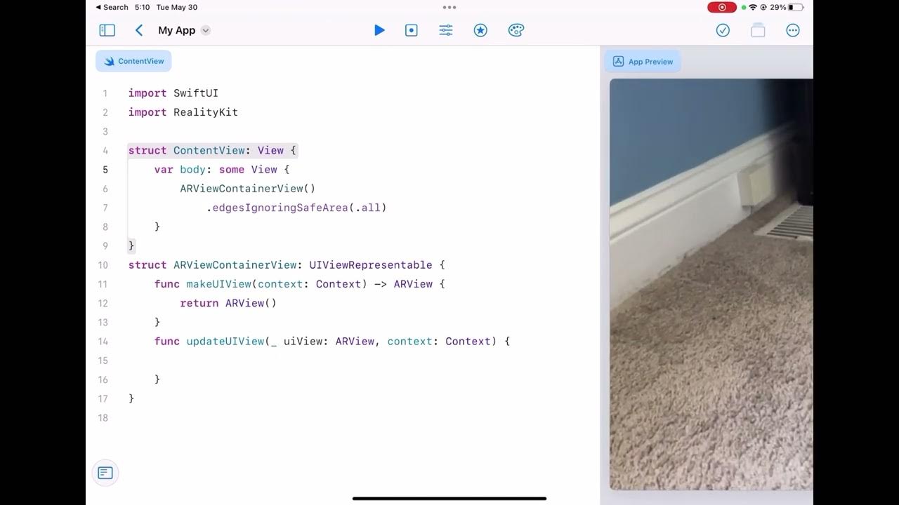 Using Augmented Reality with RealityKit in SwiftUI | SwiftUI for Kids - YouTube