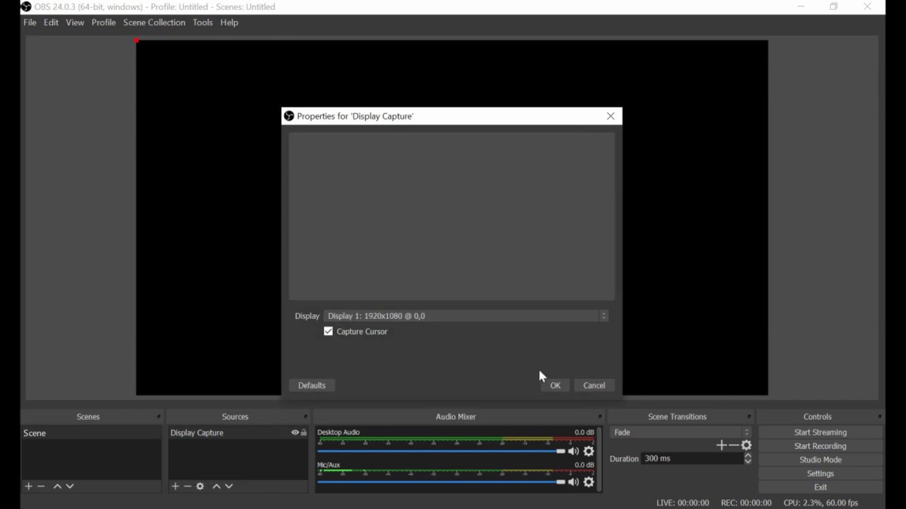 How to Fix OBS black screen in Game Capture or Display Capture - YouTube