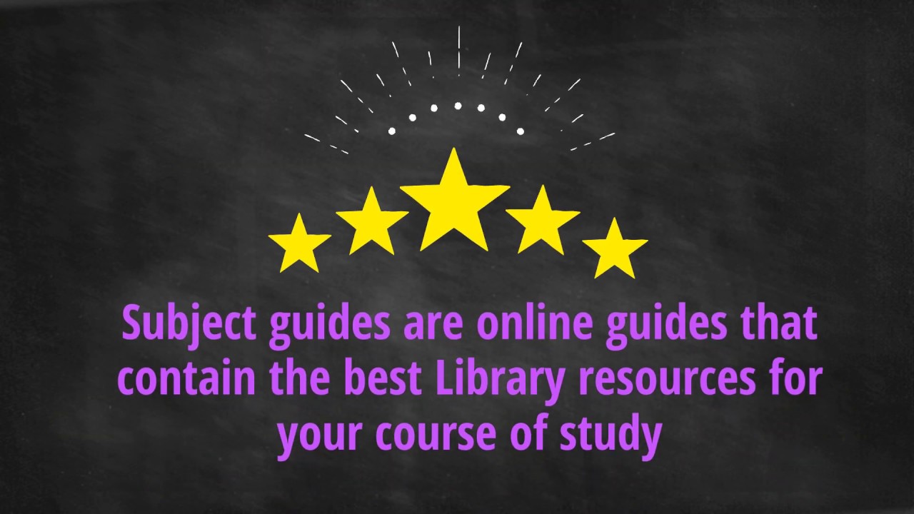 Library Subject Guides - YouTube
