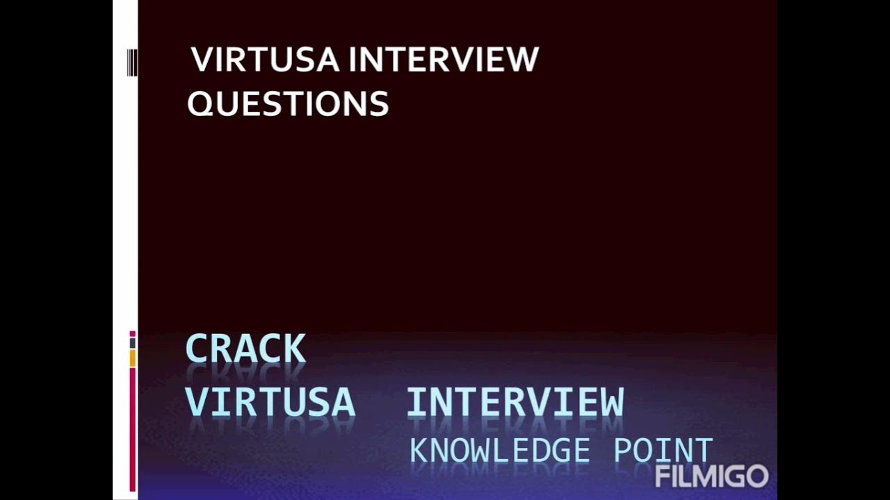 VIRTUSA INTERVIEW QUESTION #BASIC TO ALL COMPANY QUESTION #VIRTUSA ...