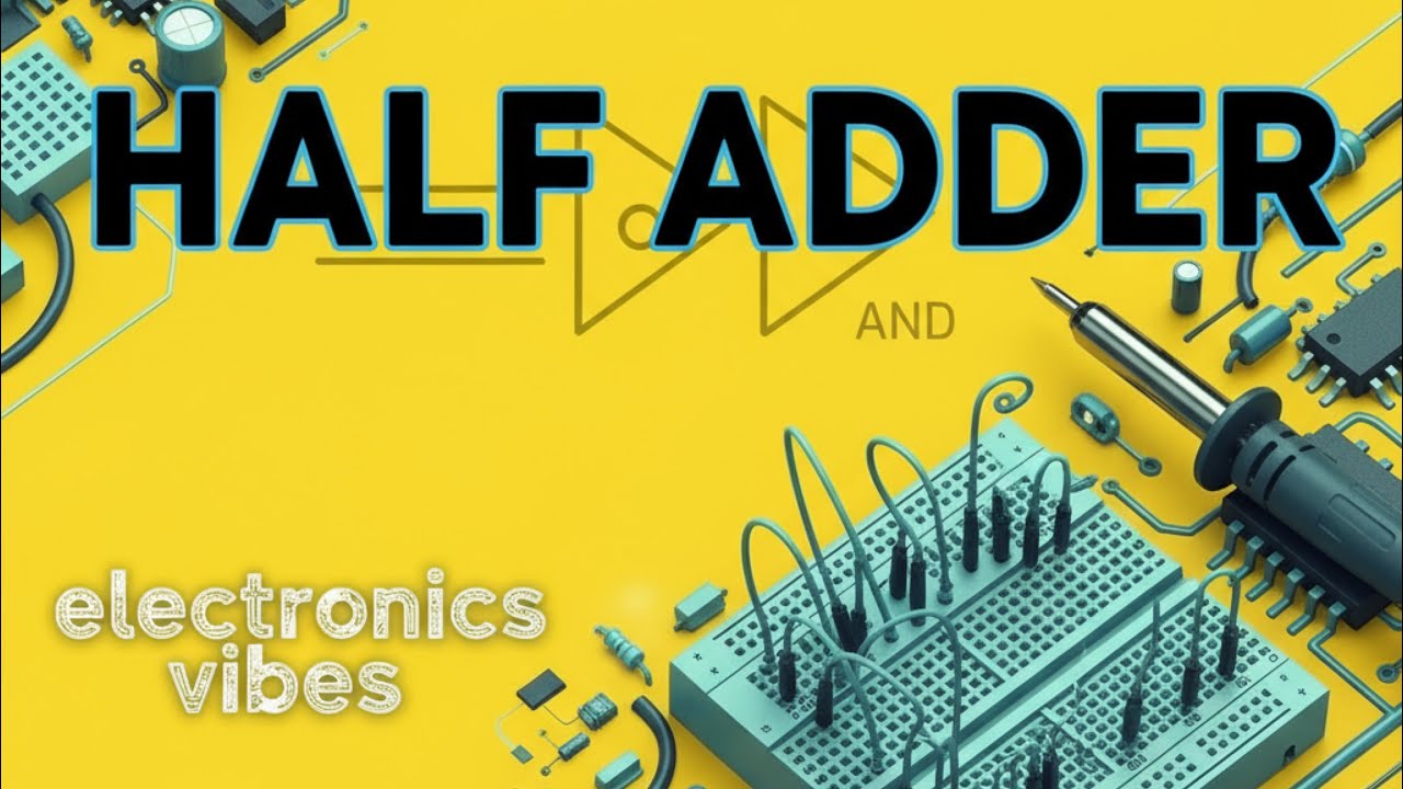 What is a Half Adder? | Digital Electronics Basics | Symbol & Circuit | Electronics vibes ...