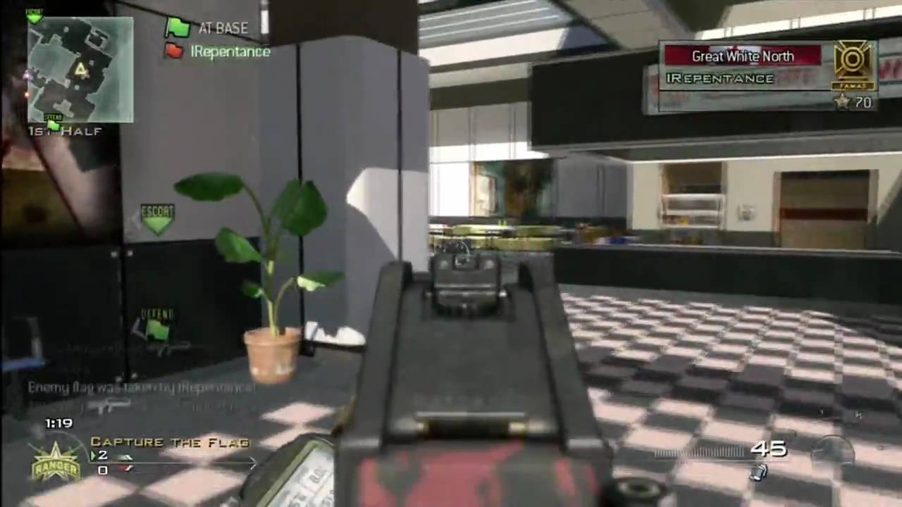 MW2 MLG Game play Capture the flag on Terminal Commentary - YouTube