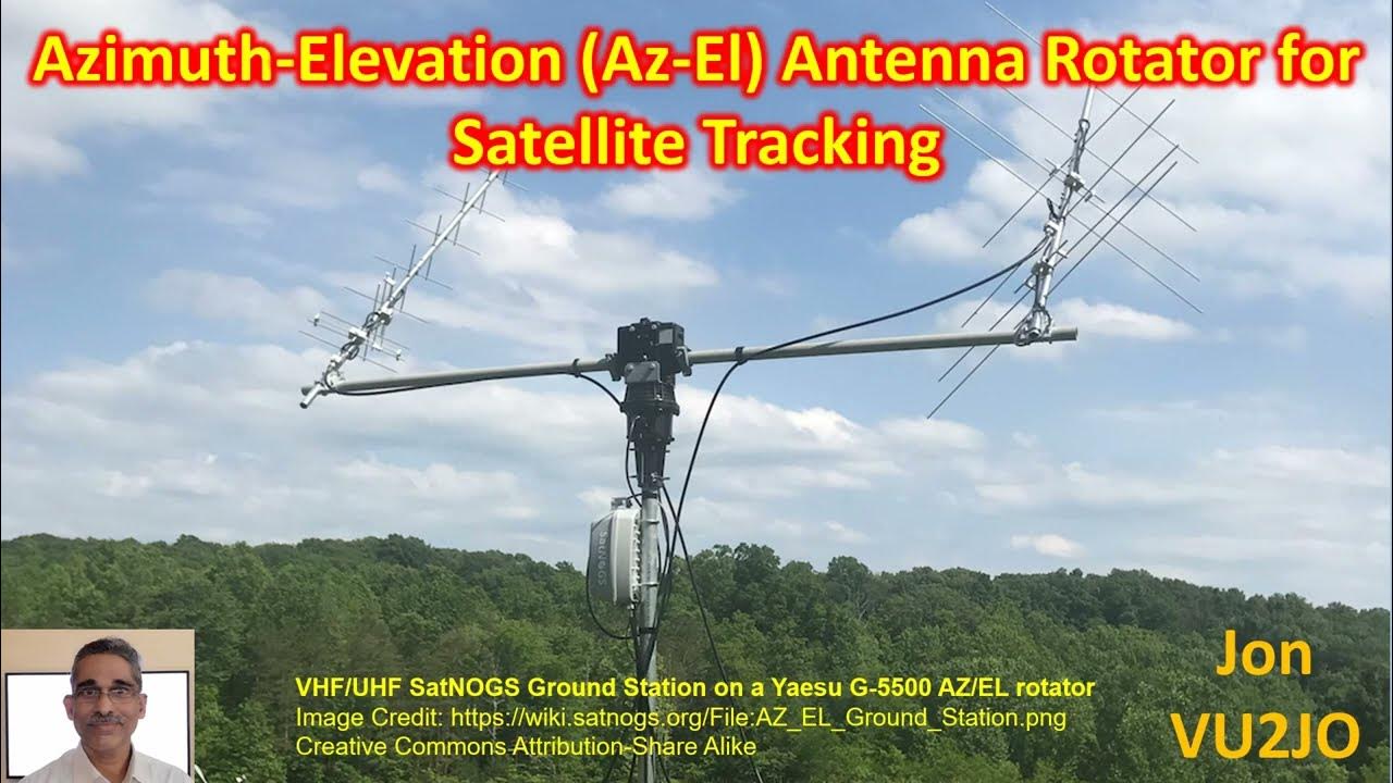 Azimuth Elevation (Az-El) Antenna Rotator for Satellite Tracking - YouTube