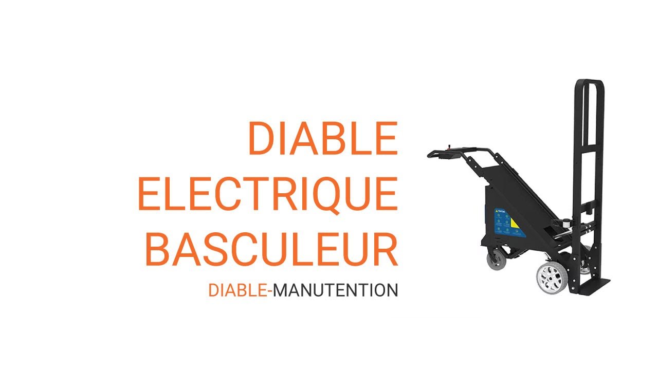 Diable électrique basculeur | diable-manutention.fr - YouTube