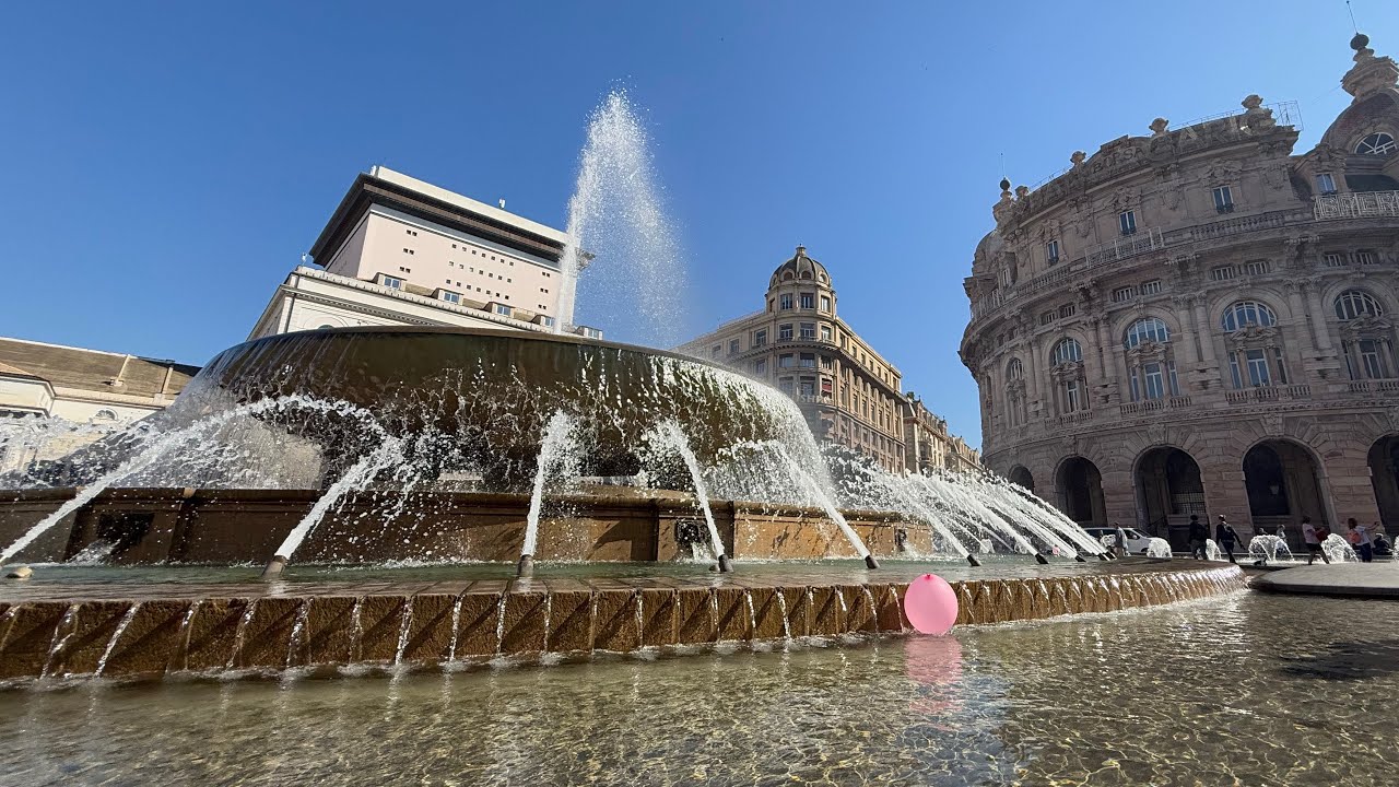A Day at Piazza De Ferrari - The Soul of Genova - YouTube