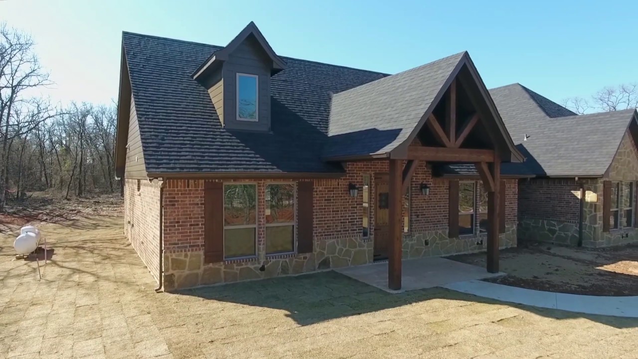 Custom Home Drone Video - Paradise, TX Doug Parr Custom Homes - YouTube