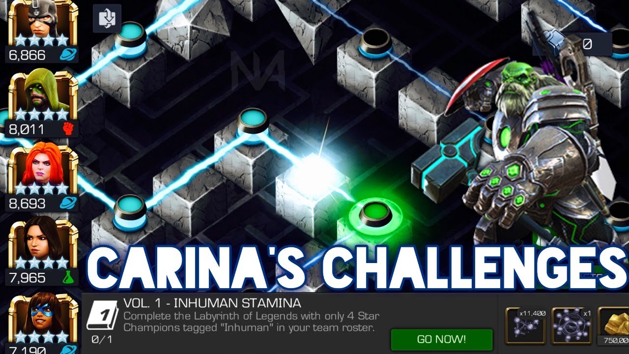 Inhuman Stamina Part 1 - Carina's Challenges - YouTube
