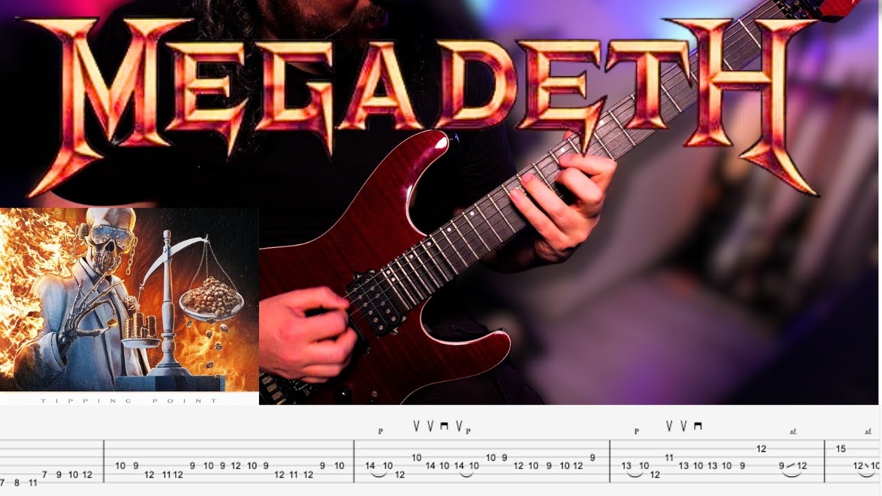 Megadeth - Tipping Point (NEW SINGLE) Full Guitar Cover (Teemu Solos ...