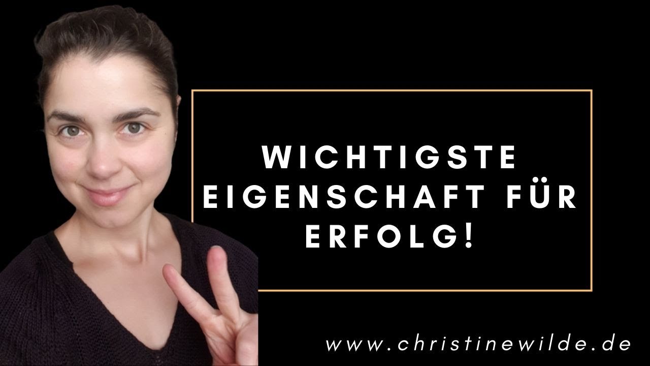 Wichtigste Eigenschaft für Erfolg? Eigenverantwortung! - YouTube