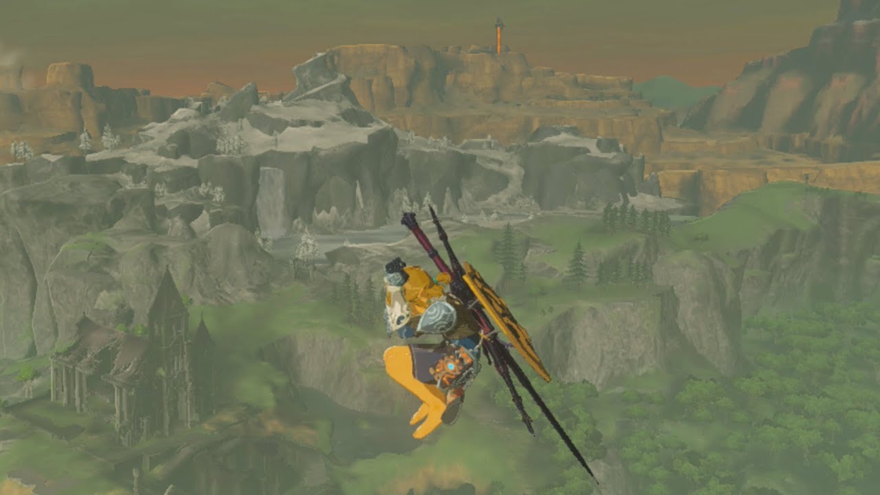 Divine Beast Vah Ruta sends Link Flying Across Hyrule - Zelda Breath of ...