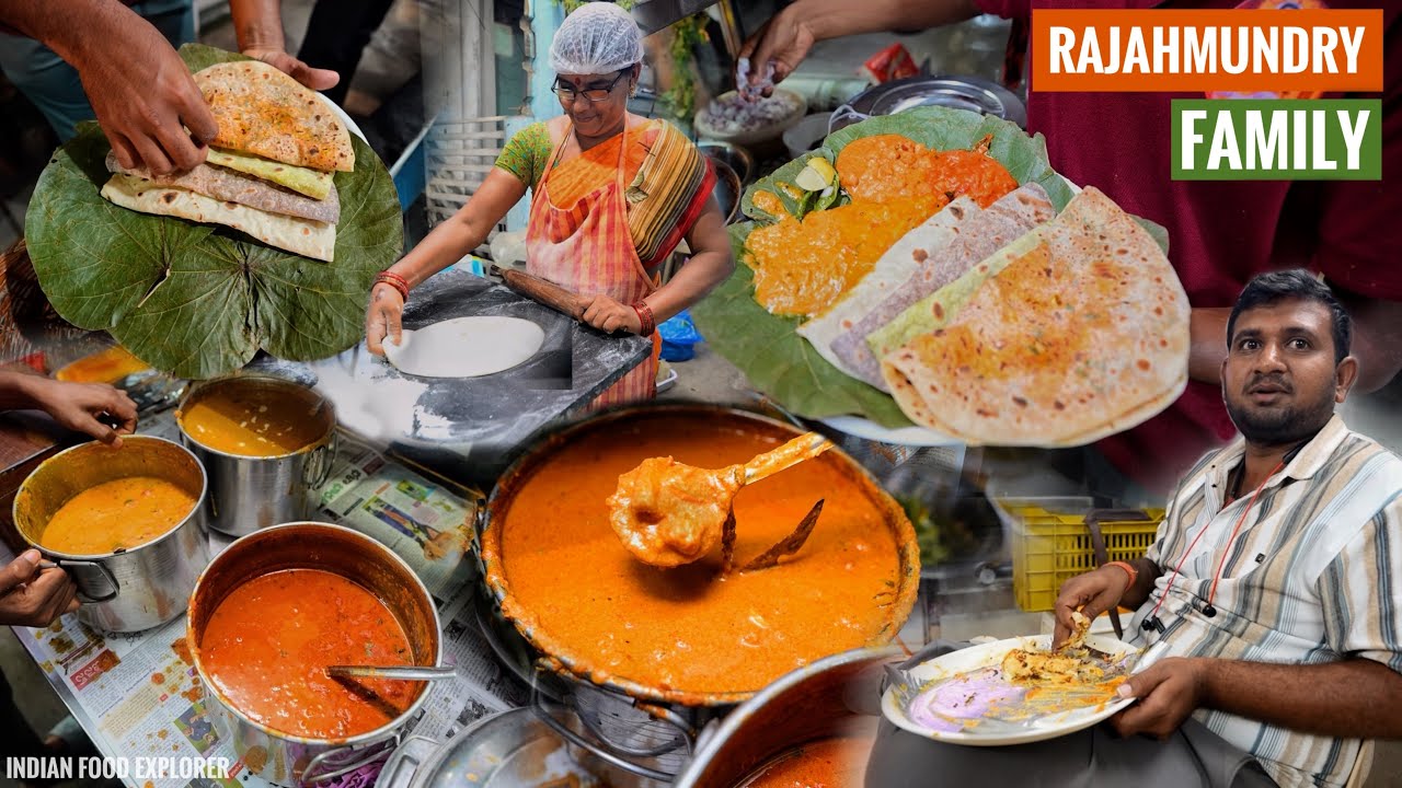 The Family Make Ragi & 4 Different Chapati With CURRY’s | Rajahmundry ...