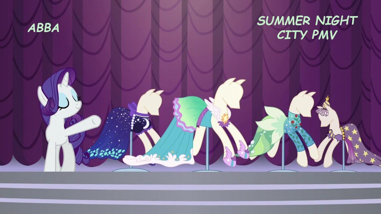 MLP: FiM - Summer Night City (PMV) - YouTube