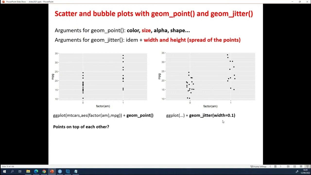 R introduction: scatter and bubble plot by VIB Bioinformatics Core - YouTube