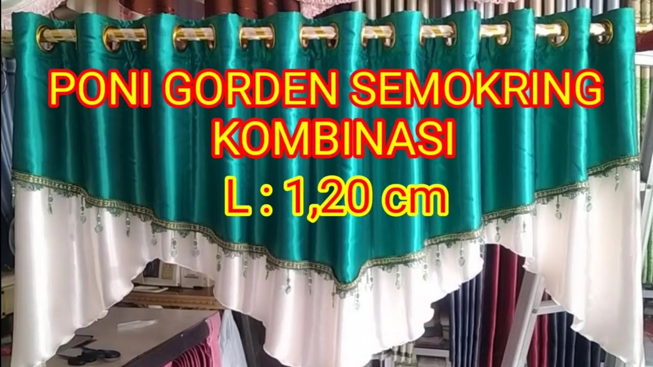tutorial gorden poni,, model poni semokring,, poni gorden kombinasi ...