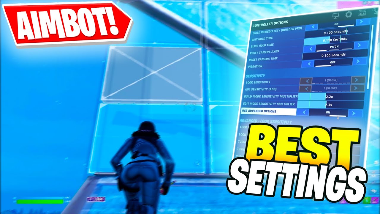 The NEW *BEST* Controller Settings For FAST Edits + Aimbot! Fortnite ...