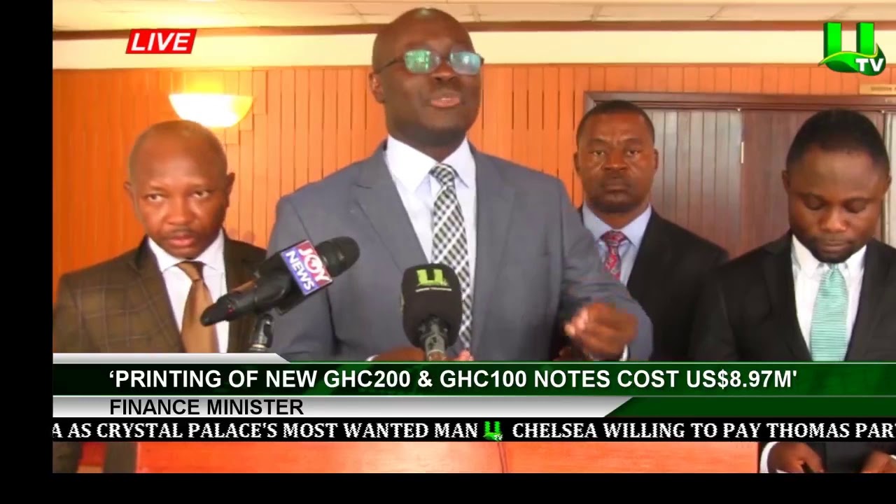 Printing Of New Gh₵200 & Gh₵100 Notes Cost Us$8.87m’ - Finance Minister ...