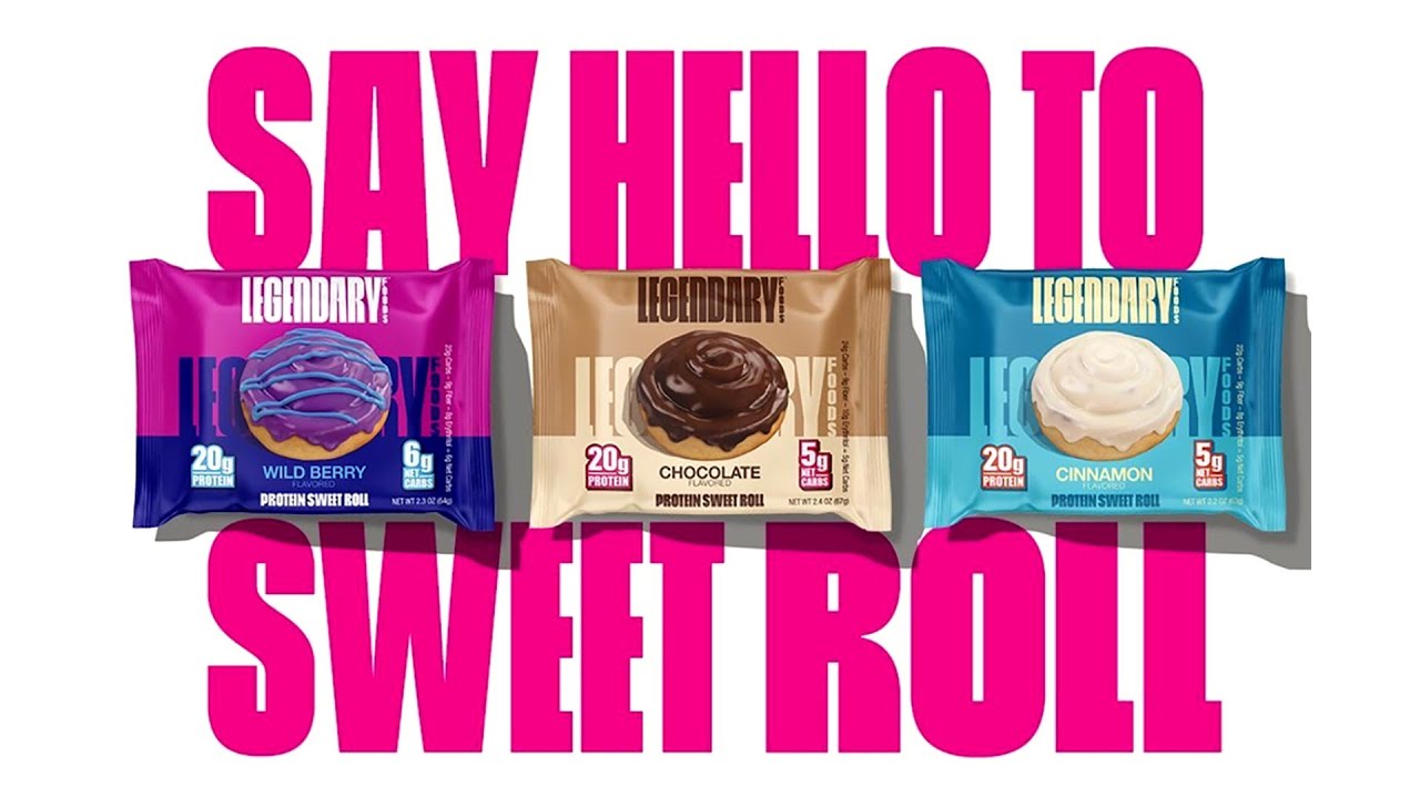 Legendary Foods Protein Sweet Roll - YouTube