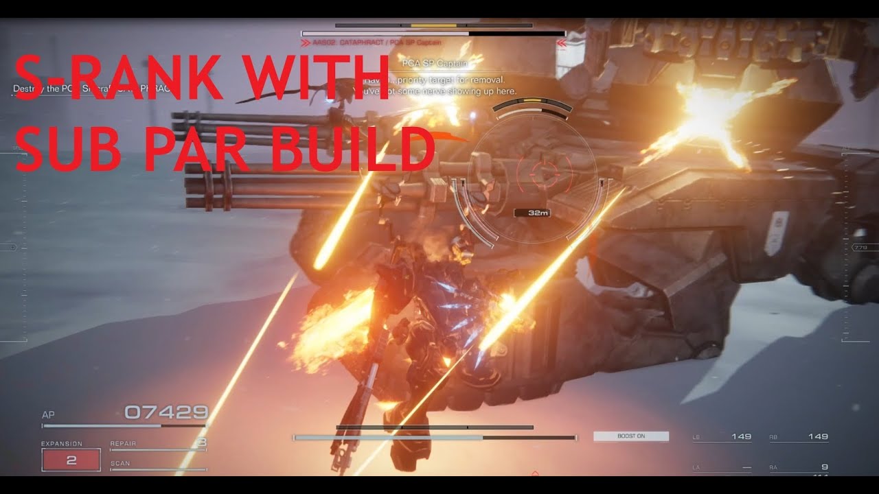 Getting S Rank VS Cataphract Using Sub Par Build - YouTube