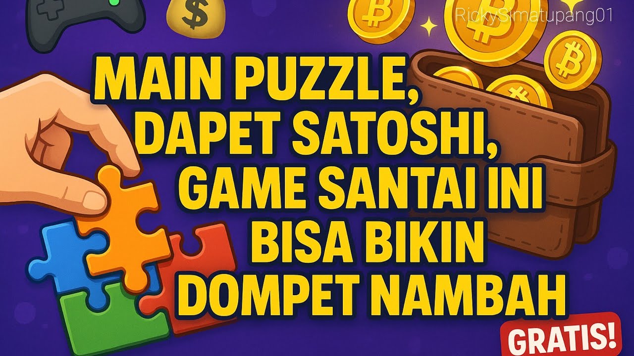 Part 109 : 🎮 . “Main Puzzle, Dapet Satoshi? Game Santai Ini Bisa Bikin ...