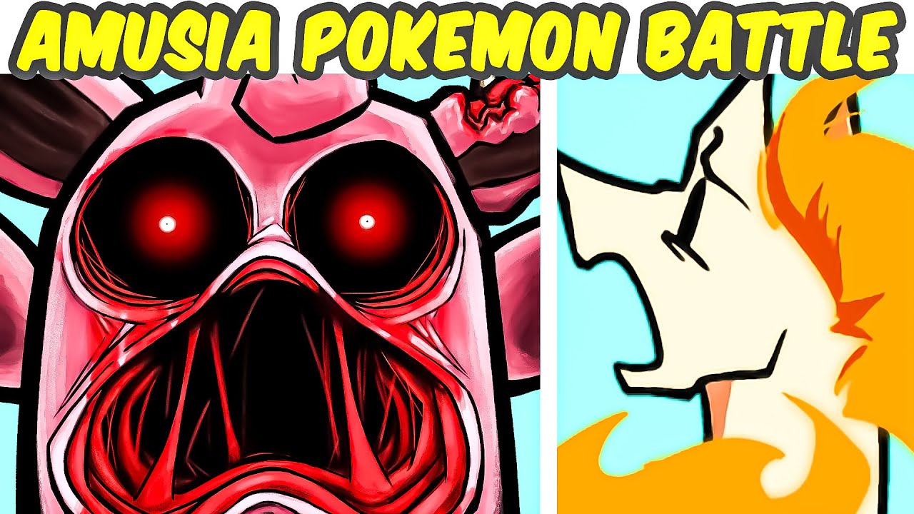 Friday Night Funkin' VS Amusia but It's an actual Pokemon battle (FNF ...