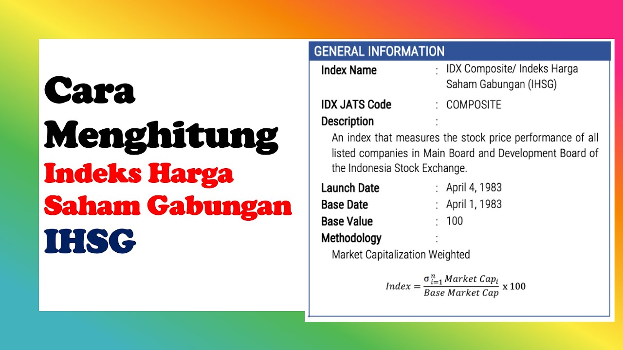 Step by Step Cara Menghitung IHSG - YouTube