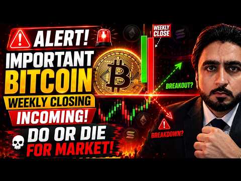⚠️ Bitcoin Critical Weekly Candle Close Incoming! 😱 Crypto News Update & Altcoins Analysis