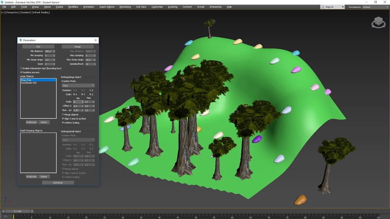3DS Max: Poisson Disk Sampling - YouTube