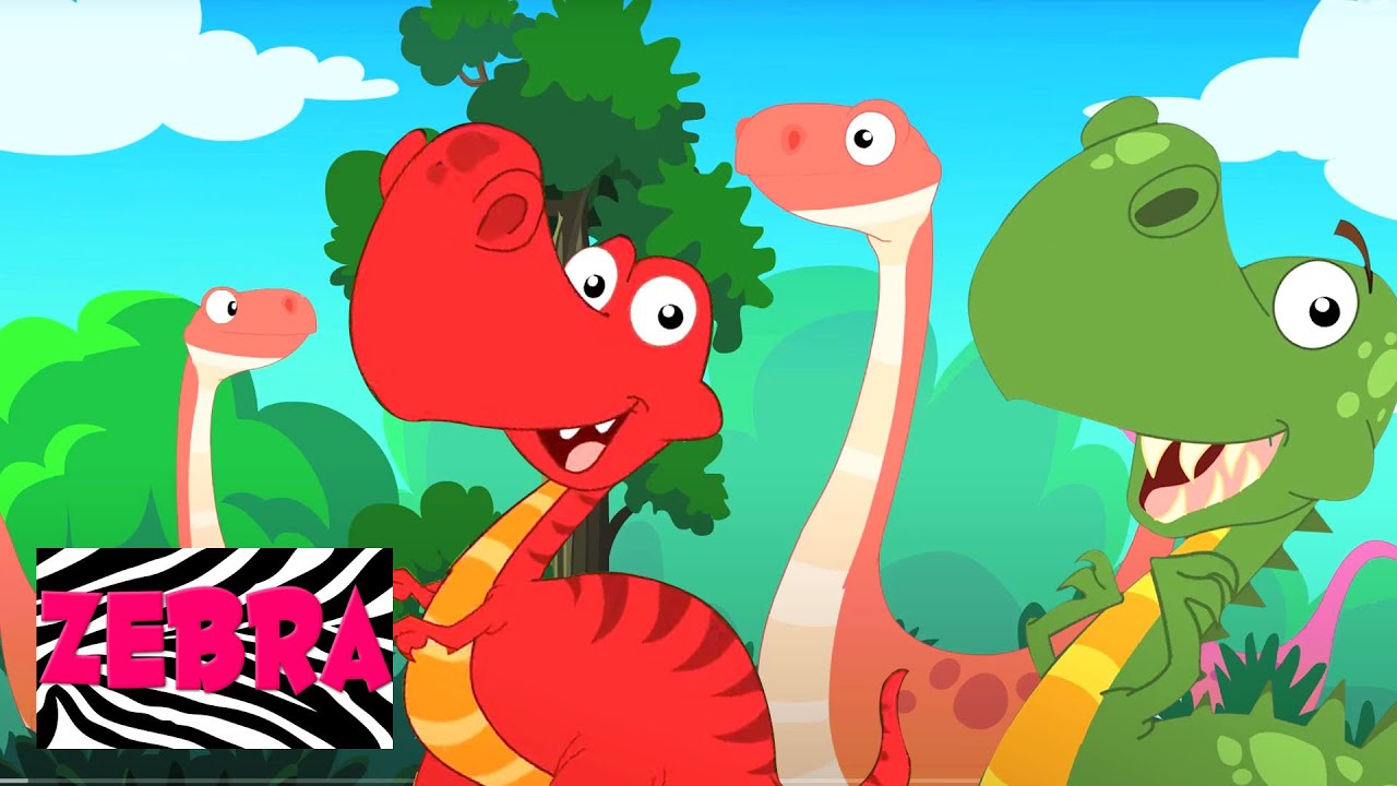Dino Song | Dinosaur Song | Zebra Nursery Rhymes & Kids Songs For ...
