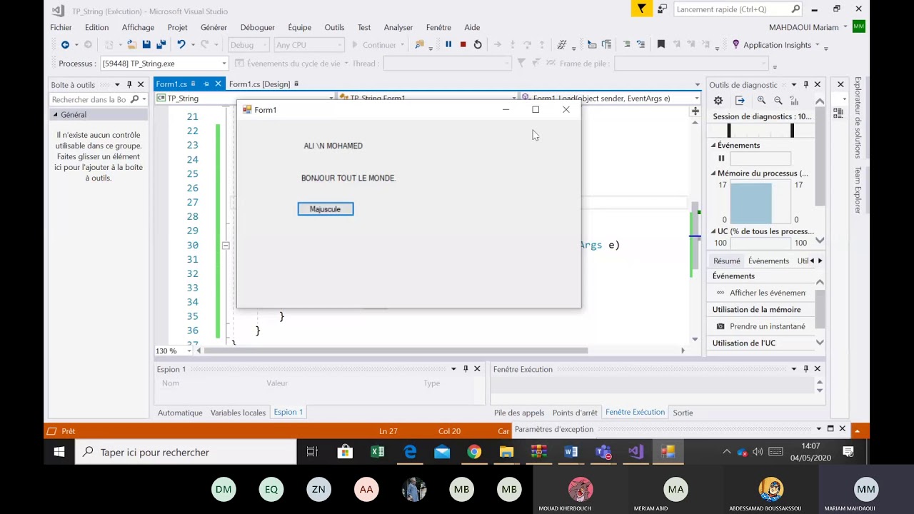 la classe string - YouTube