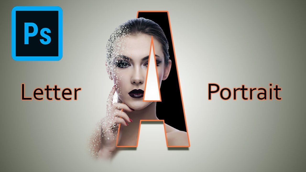 Letter Portrait Effect - Photoshop Tutorial - YouTube