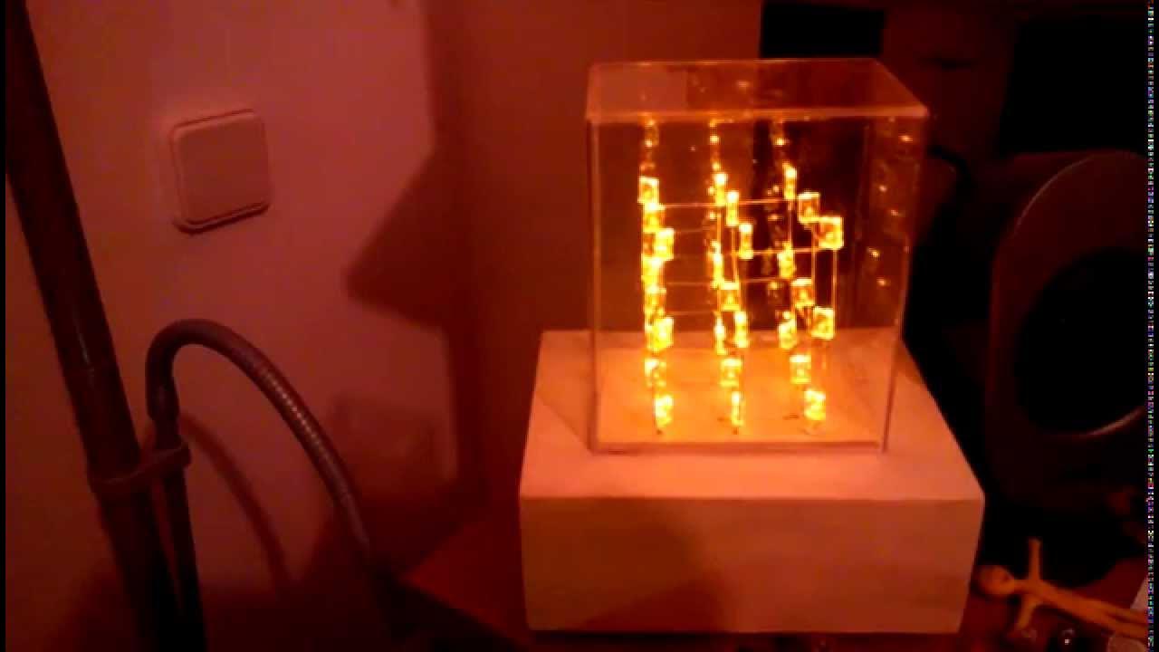 Led Cube 3X3X3 Arduino - YouTube