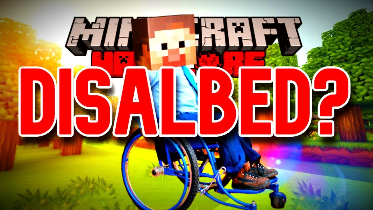 Beating Minecraft But I'm Disabled - YouTube