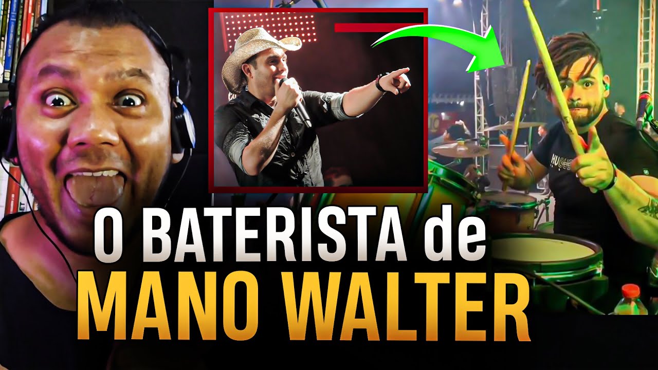 Olha O Q este BATÉRA FEZ no SHOW de MANO WALTER - YouTube
