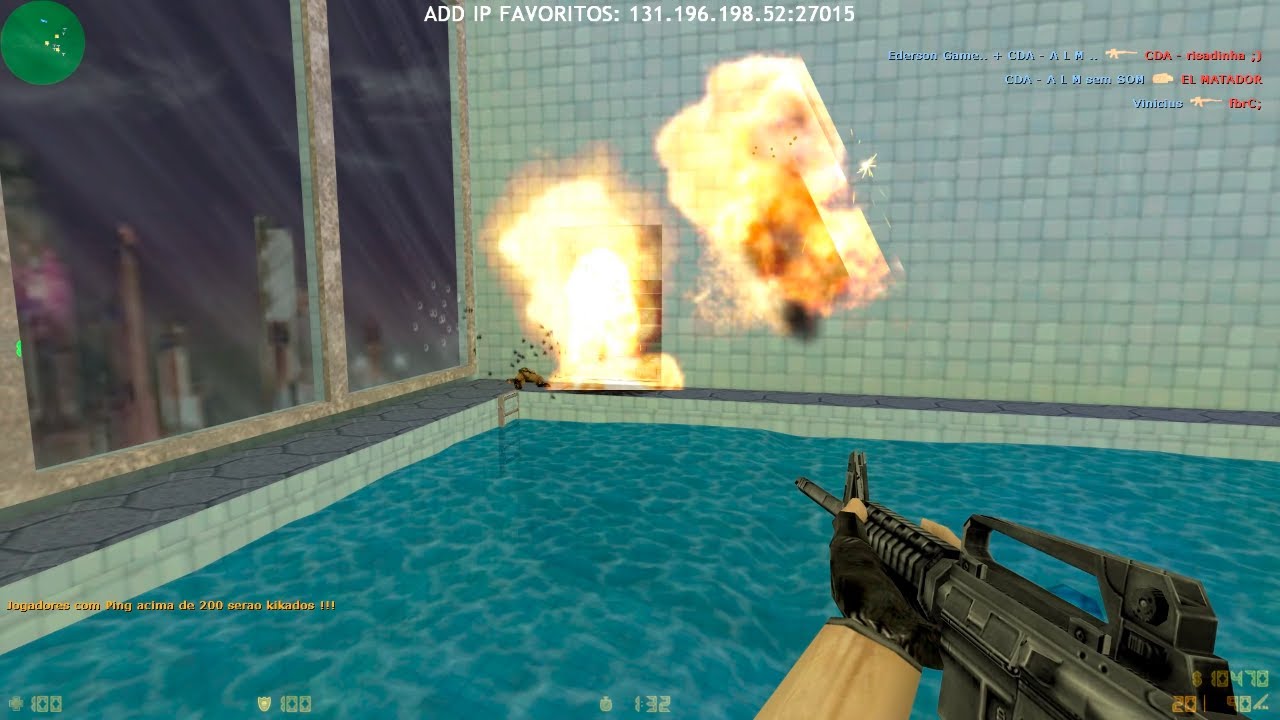 Counter Strike 1.6 ( Gameplay 67 - Steam ) Cs_Sauna - YouTube