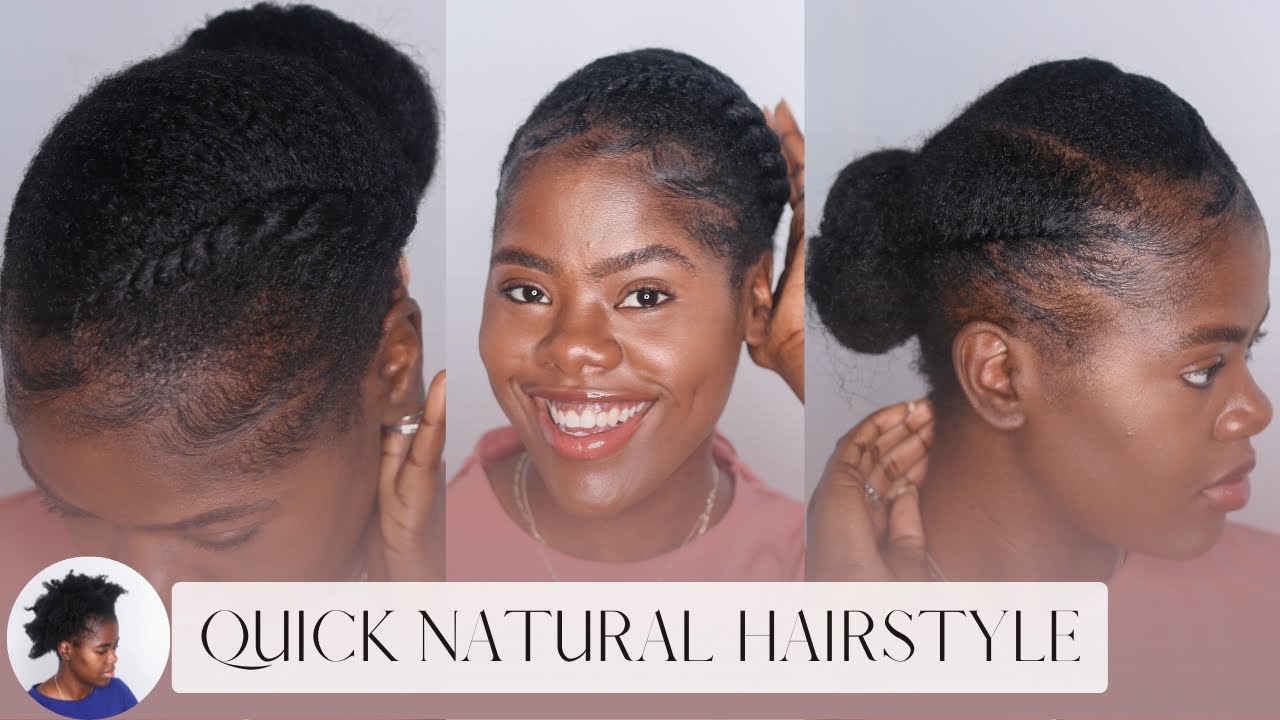 🔥 DIY FAST & EASY 4C NATURAL SIMPLE HAIRSTYLE| O😍* ‼️ #hairstyles ...