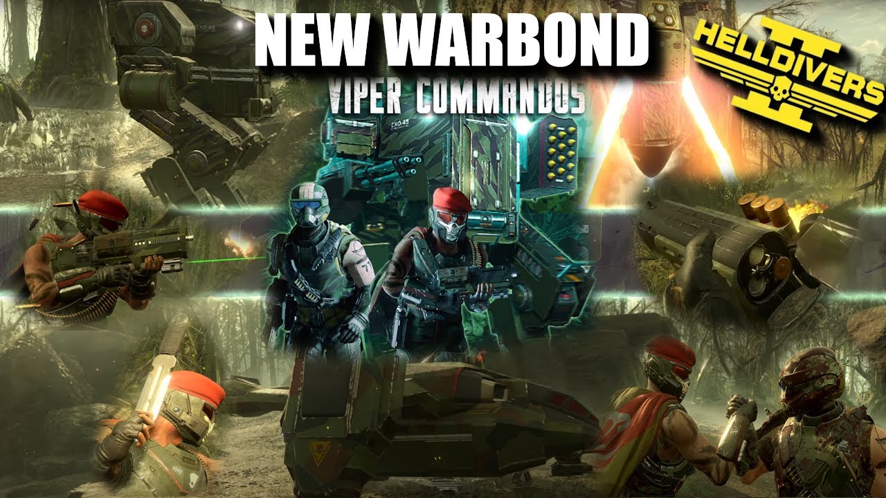HELLDIVERS 2 - NEW WARBOND! Viper Commandos (And it looks really good ...