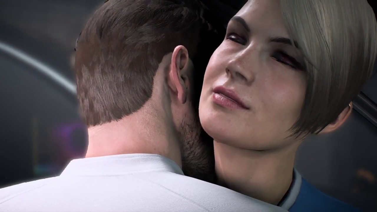 Mass Effect™ Andromeda Cora love scene (FR) - YouTube