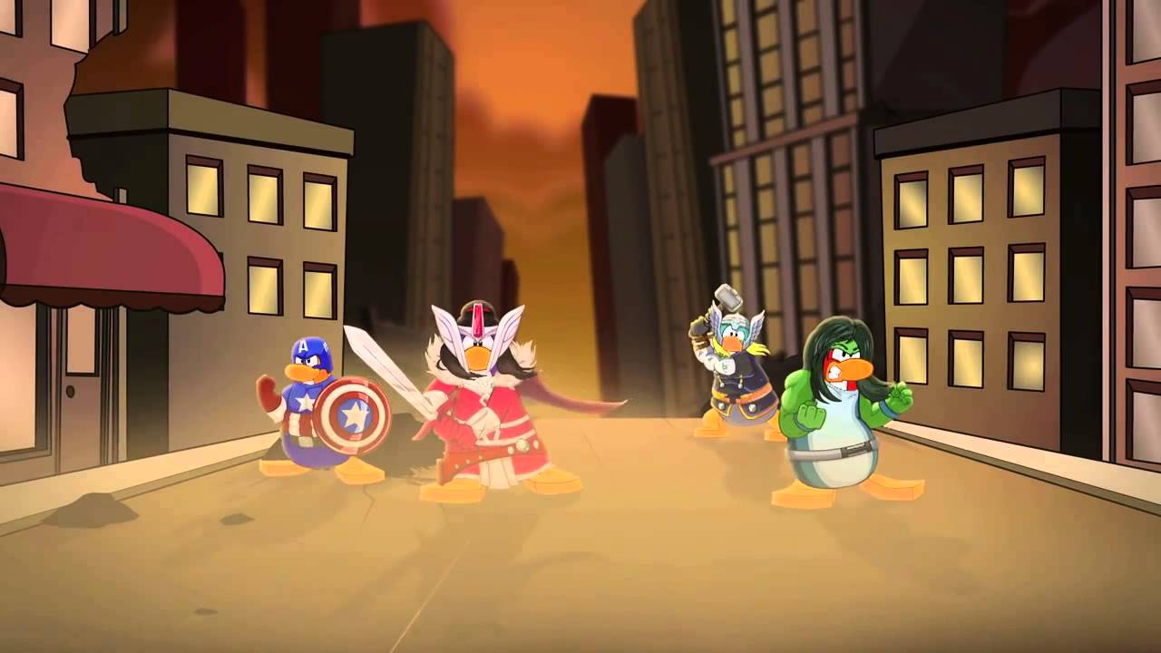 Club Penguin: Marvel Super Hero Takeover 2013 - Official Trailer! - YouTube
