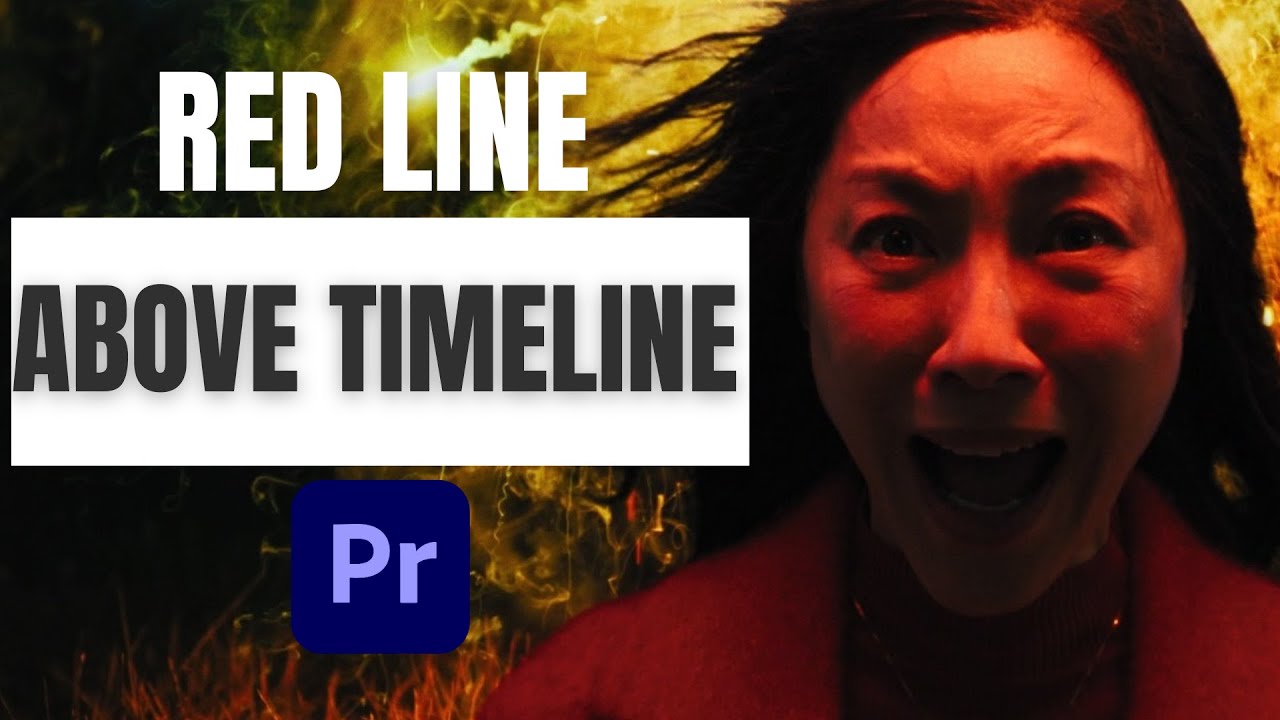 How to Fix Red Line Above the Timeline in Premiere Pro - YouTube