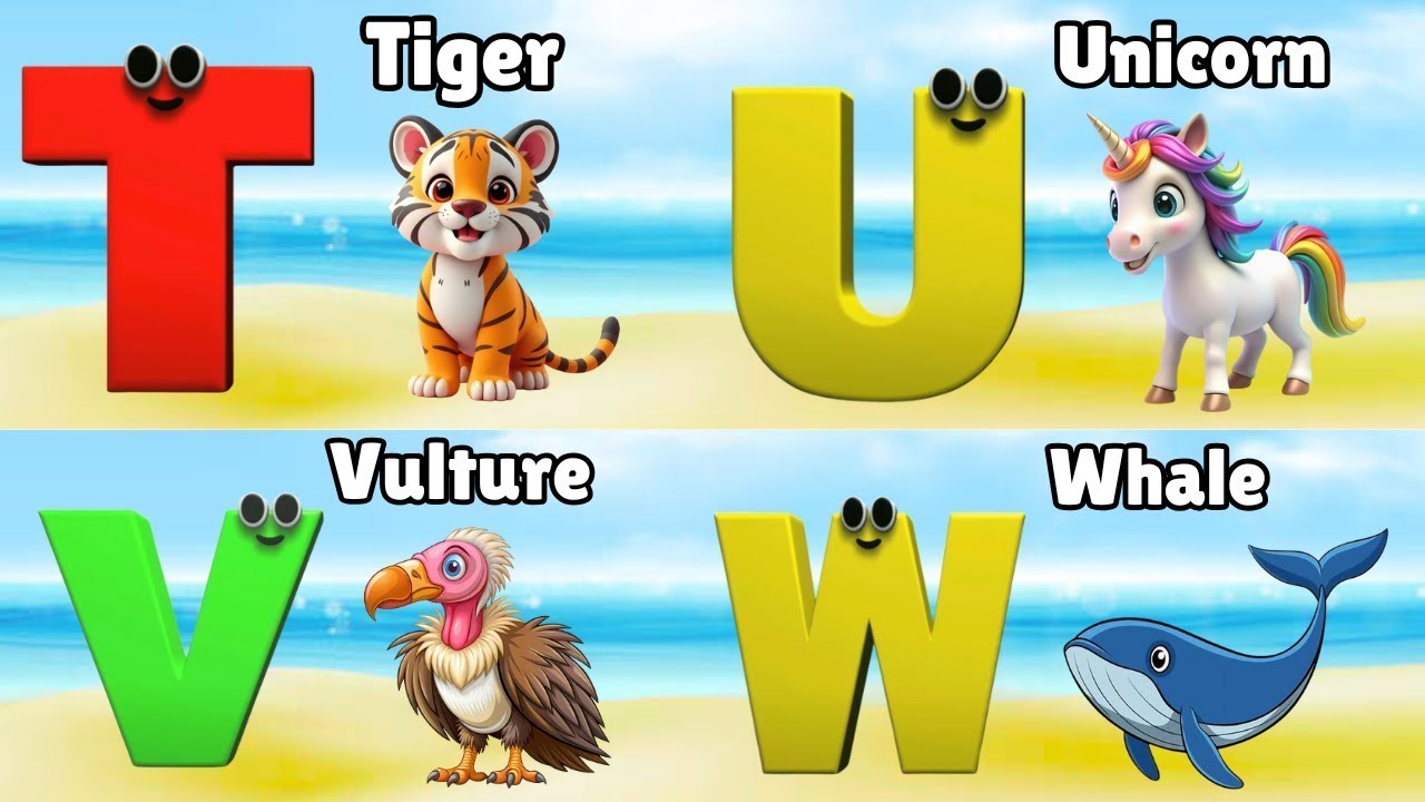 Animals Alphabet Song for Kids | Phonics for Kids | Learn ABC ...